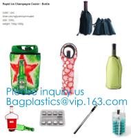 China PVC Ice Bag, Wine Beer Gift Bags, Wine Bag, Drink Ice Bags, Portable Wine Bags Gel Ice Pack PVC Wine Cooler Bag With Han for sale