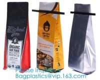 China BRC Standard Qual Seal Kraft Paper Bags With Tin Tie Coffee Bags Plastic Valve,Customzed Side-Gusset Valve Tintie Plasti for sale