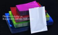 China Laminated Material Metalized Film Side Gusset Pouches,Digital Metaled Print Stand Up Metaled Pouch,Resealable Metalized for sale