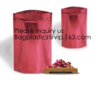 China Heat Seal Flat Pocket Mylar Foil Open Top Packaging Bags Coffee Tea Food Storage Aluminum Foil Vacuum Pouch Bag  bagease for sale