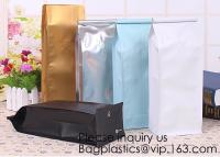 China Coffee bean bag air valve kraft paper octagonal sealing aluminum foil self-supporting k bag custom coffee packagin for sale