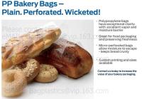 China BOPP perforation bags, Wicketed Micro Perforated bags, Bakery bags, Bopp bags, Bread bags Micro Perforated Toast Bread P for sale