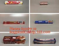 China Household Aluminum Foil Rolls Packed Corrugated Box With Plastic Tray Embossed Aluminum Foils, Parchment Paper, Cling Fi for sale