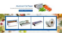 China Eco Friendly Household 11micron Hamburger Wrapping Aluminium Foil Roll For Food Packaging Wrapping Foils, Embossed Alumi for sale