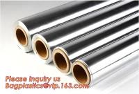 China Eco Friendly Household 11micron Hamburger Wrapping Aluminium Foil Roll For Food Packaging Wrapping Foils, Embossed Alumi for sale