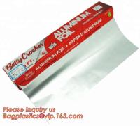 China Eco Friendly Household 11micron Hamburger Wrapping Aluminium Foil Roll For Food Packaging Wrapping Foils, Embossed Alumi for sale