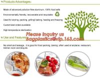 China Eco Friendly Household 11micron Hamburger Wrapping Aluminium Foil Roll For Food Packaging Wrapping Foils, Embossed Alumi for sale