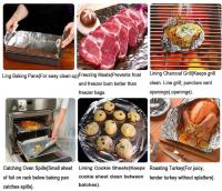 China Eco Friendly Household 11micron Hamburger Wrapping Aluminium Foil Roll For Food Packaging Wrapping Foils, Embossed Alumi for sale