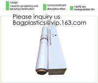 China Clear Plastic Sheeting 10 Micron 20 x 250ft – Transparent Protective Masking Film – Automotive Painting & More, bagease for sale