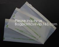 China 100% compostable material Slider grip bag PLA Biodegradable Corn Starch Compostable Slider lock Bag for food storage for sale