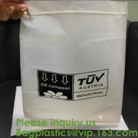 China PLA compostable Clear poly custom printed plastic k bags,APPAREL Dress k Bag,garment packaging bag, bagease for sale