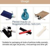 China Velvet Pouch Gift Custom Logo Cosmetic Jewelry Drawstring Pouch Velvet Bag,Cigar Tube, Eco-Firendly Pacakging, Bags Pac for sale