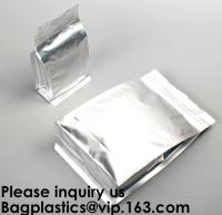China Aluminum Foil Stand Up Packaging Bags Mylar Airtight Zipper Pouches Smell Proof Coffee k Tear Notch Pack Food Grad for sale