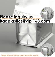 China Aluminum Foil Stand Up Packaging Bags Mylar Airtight Zipper Pouches Smell Proof Coffee k Tear Notch Pack Food Grad for sale
