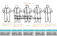 China Polypropylene Coverall, Disposable, Elastic Cuff, White, Xlarge,SMS Coverall with Hood, Disposable, Elastic Cuff, X-Larg for sale