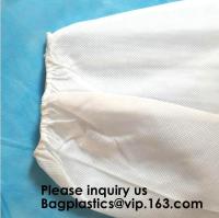 China General Purpose Disposable Coverall with Boots, Elastic Cuff,Disposable Non-woven Fabric Oversleeves Arm Sleeves Covers for sale