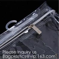 China Custom Logo Printing EVA Garment Underwear Clothes Packaging Transparent Button Pvc Soft Plastic Hanger Hook Bag, BAGEAS for sale