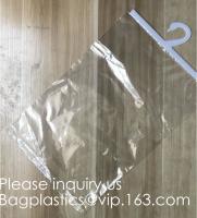 China Custom Logo Printing EVA Garment Underwear Clothes Packaging Transparent Button Pvc Soft Plastic Hanger Hook Bag, BAGEAS for sale