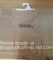 China Hanger Packing cloth hanger Bag For Clothes,hanger zipper bag/PVC underwear bag/PVC packaging bag,bagease, bagplastics for sale