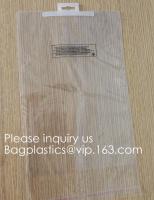 China Hanger Packing cloth hanger Bag For Clothes,hanger zipper bag/PVC underwear bag/PVC packaging bag,bagease, bagplastics for sale