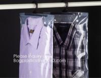 China Poly Clear Plastic Hanger Covers Dry Cleaning Bags On Roll For Shirt,Hanger hook plastic bags zipper bag manufacturers for sale