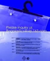 China Poly Clear Plastic Hanger Covers Dry Cleaning Bags On Roll For Shirt,Hanger hook plastic bags zipper bag manufacturers for sale