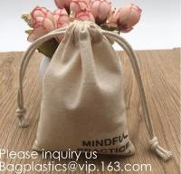 China Double Canvas Drawstring Bag Cotton Pouch Gift Sachet Bags Muslin Bag Reusable Tea Bag,Organic Cotton Reusable Produce B for sale