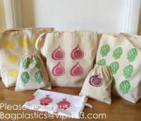 China Wood color Double Drawstring Cotton Muslin Bags Favor Bags Jewelry Pouch Reusable Bags Tea Bags Souvenir Gift Bag pack for sale
