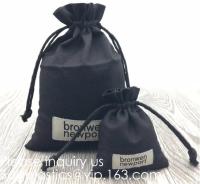 China Natural Beige Thick Canvas Drawstring Pouches Produce Bags Muslin Bags Gift Bags Sacks Sachet Bags for Jewelry Candy Fav for sale