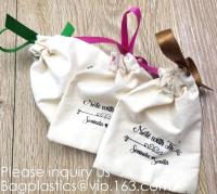 China Wedding Party Favor Gift Drawstring Bags 100% Cotton Pouch,Fabric Reusable Drawstring Gift Bag | Eco-Friendly Alternativ for sale
