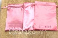 China Gift bag With Drawstring,Bag For Hair Extension,Pouch For Jewelry,Ivory Satin Drawstring Pouch bags,Promotion Colorful S for sale