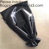 China Satin Gift Bag For Gym,Low MOQ Customized Logo Size Satin Drawstring Bag,Drawstring Pouch For Cosmetic, bagease package for sale