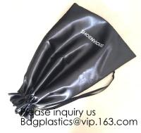 China Satin Gift Bag For Gym,Low MOQ Customized Logo Size Satin Drawstring Bag,Drawstring Pouch For Cosmetic, bagease package for sale