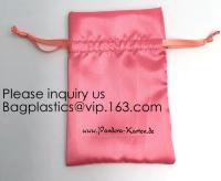 China Gift Wedding Satin Favor Bags,Luxury Satin gift Drawstring Bags,Drawstring Bag For Ring,Cosmetic Bag , Make Up Bag pack for sale