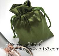 China Soft Toy Storage Satin Bag With Drawstring,Promotional Red Wine Color Satin Packaging Bag,Hot selling Fancy Pink Satin J for sale