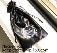 China 11.5x13.0cm/4.6''x5.2'' Rose Satin Lined Embroidery Drawstring Silk Brocade Bags,Jewelry Packing Organza package pack for sale