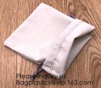 China Packs Cotton Muslin Bags with Drawstring, Natural Color,handle cotton eco friendly super strong great choice for daily u for sale