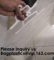 China Custom Logo Printing EVA Garment Underwear Clothes Packaging Transparent Button Pvc Soft Plastic Hanger Hook Bag Package for sale