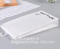 China Biodegradable Compostable pac Hanger Garment Underwear Clothes Package Hanging Hook Plastic Bag With Self-Adhesive Seal for sale