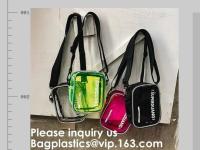 China Crossbody Bag with Adjustable Shoulder Strap, Zippered Top, Perfect for Stadium, School, Sports Games, Concerts Clear St for sale