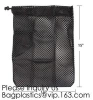 China Lingerie Mesh Bags OEM Mesh Laundry Bags,Large Capacity Mesh Drawstring Laundry Bag Washable Reusable Cloth Bag Promotio for sale