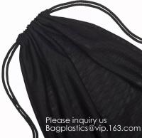 China Heavy Duty Laundry Nylon Mesh Stuff Bag with Sliding Drawstring,Durable Nylon Mesh Drawstring Laundry Bag Portable Trave for sale