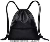 China Multicolor Drawstring Backpack Bags Sports Cinch Sack String Backpack Storage Bags for Gym Traveling Backpack Drawstring for sale