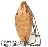 China Drawstring Backpack - Tyvek Bag Paper bag,Waterproof Tyvek Bag for Gym or Travel, Inside Zippered Pocket Backpack Colorf for sale