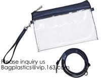 China Fashion Clear Purses PVC Crossbody Bag Snakeskin Fringe Clutch Handbag Stadium Approved Bag,Cross Body Bag Clutch Messen for sale