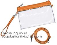 China Fashion Clear Purses PVC Crossbody Bag Snakeskin Fringe Clutch Handbag Stadium Approved Bag,Cross Body Bag Clutch Messen for sale