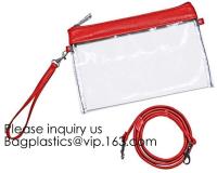 China Fashion Clear Purses PVC Crossbody Bag Snakeskin Fringe Clutch Handbag Stadium Approved Bag,Cross Body Bag Clutch Messen for sale