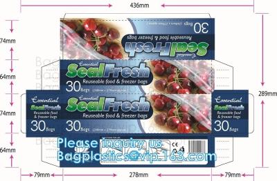 China Biodegradable Plastic Bag Transparent PE Slide Seal Freezer Bags, Gallon, Quart, American value, drug store, zipper seal for sale