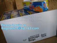China BIODEGRADABLE medical k pill bags white block, medical zipper closing bags, Disposable medical surgical packaging for sale