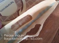 China CORN STARCH COMPOSTABLE Biodegradable Self Seal Nature Base Compostable Corn Starch Zipper Grocery Bag ECO FIRENDLY for sale